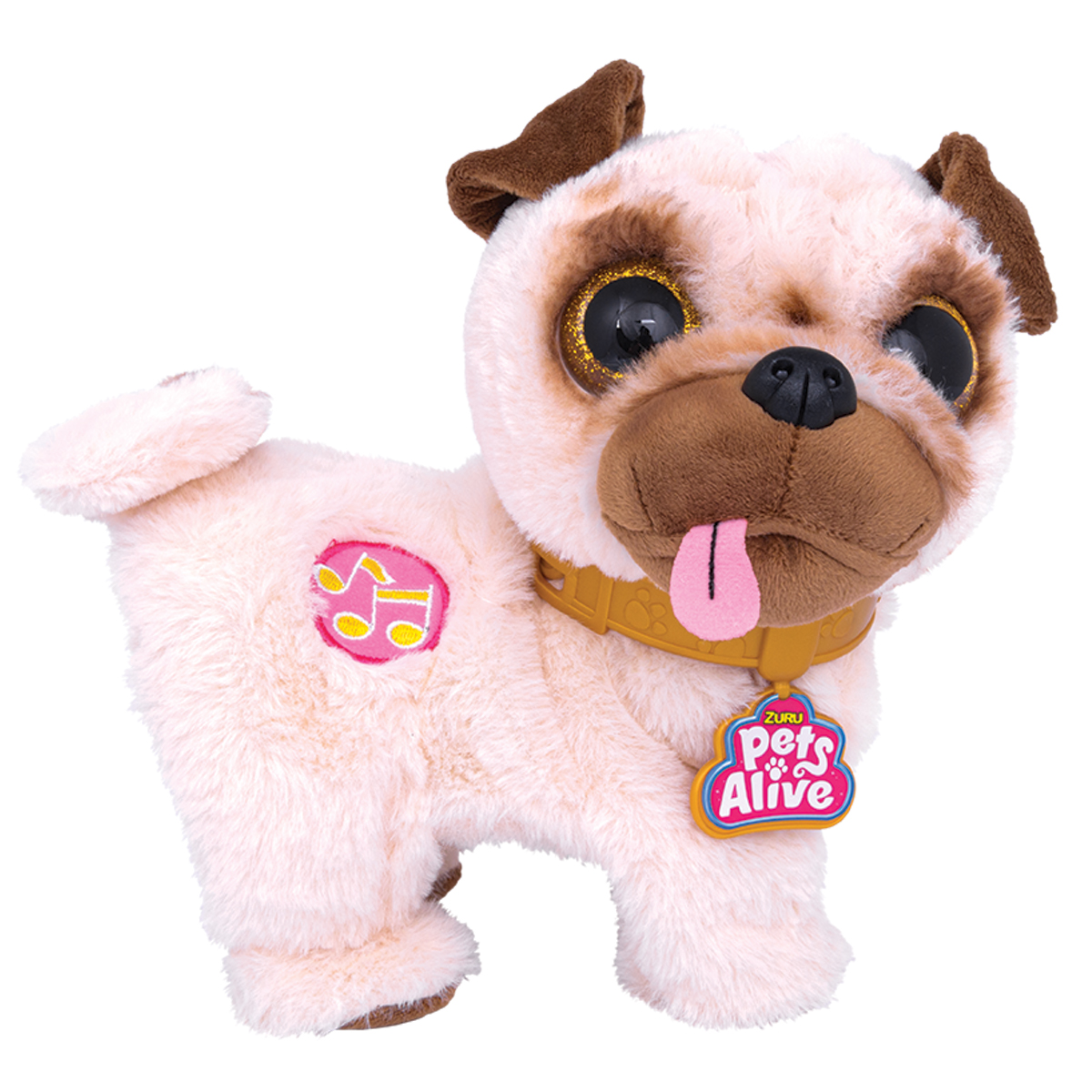 Perrito Pug Poppy Pets Alive con Sonido | DelSol