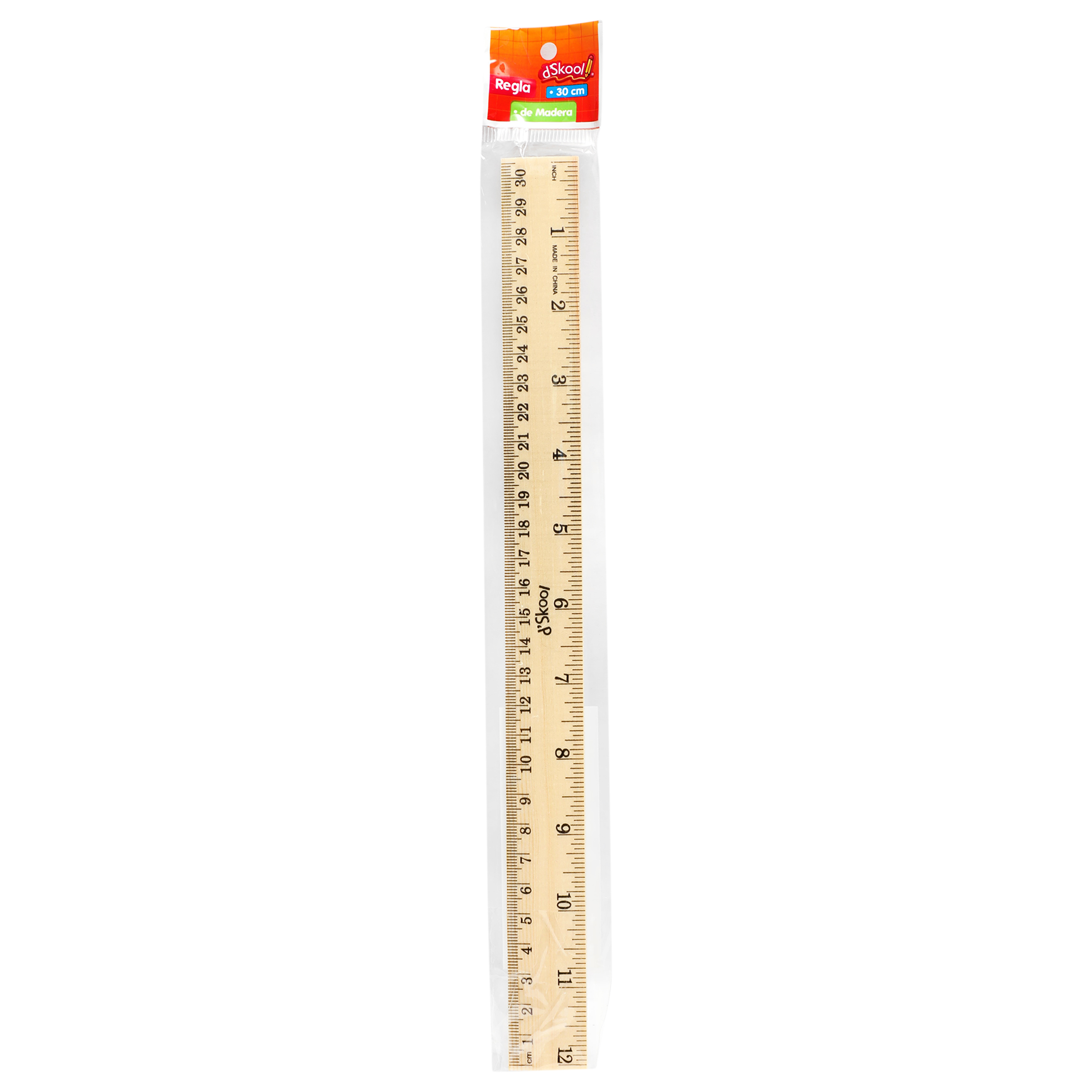 Regla de Madera d'Skool 30 cm | DelSol