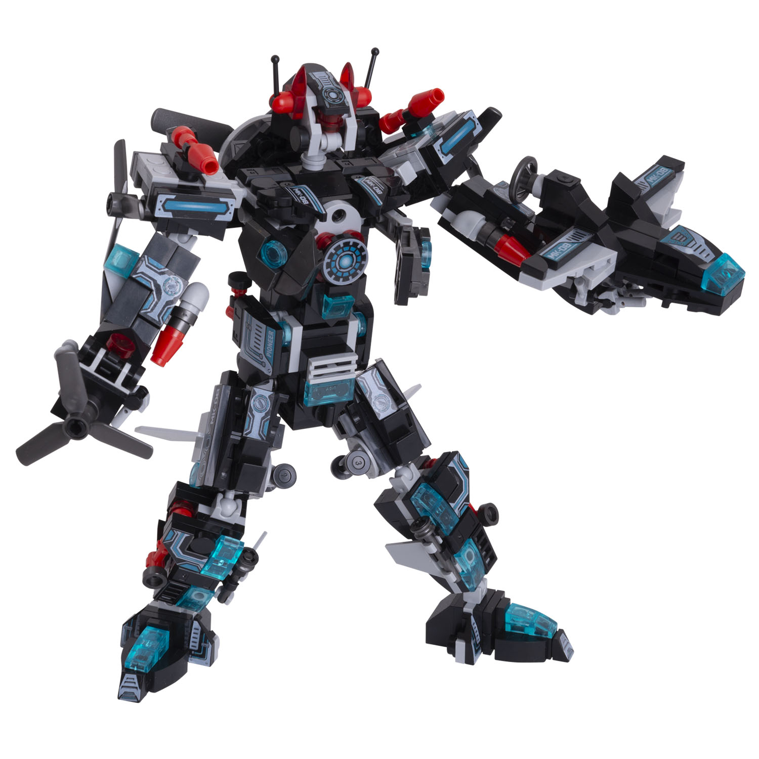 Figura Armable Con Bloques 577 Piezas Robot | DelSol