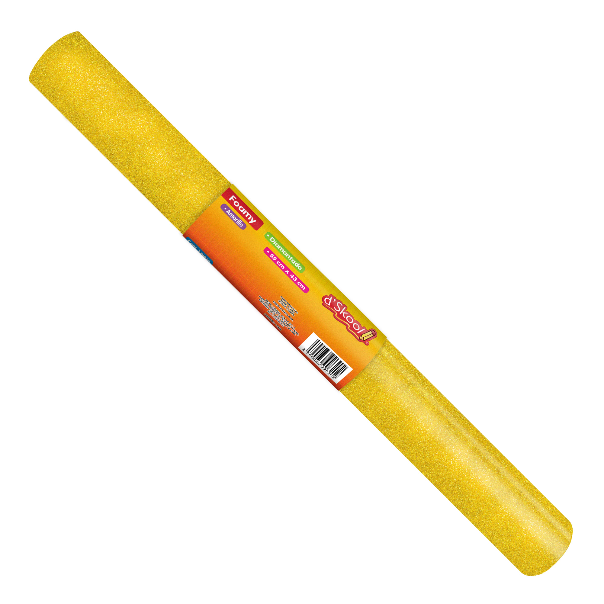 Foamy Diamantado d'Skool Amarillo 55 x 43 cm | DelSol