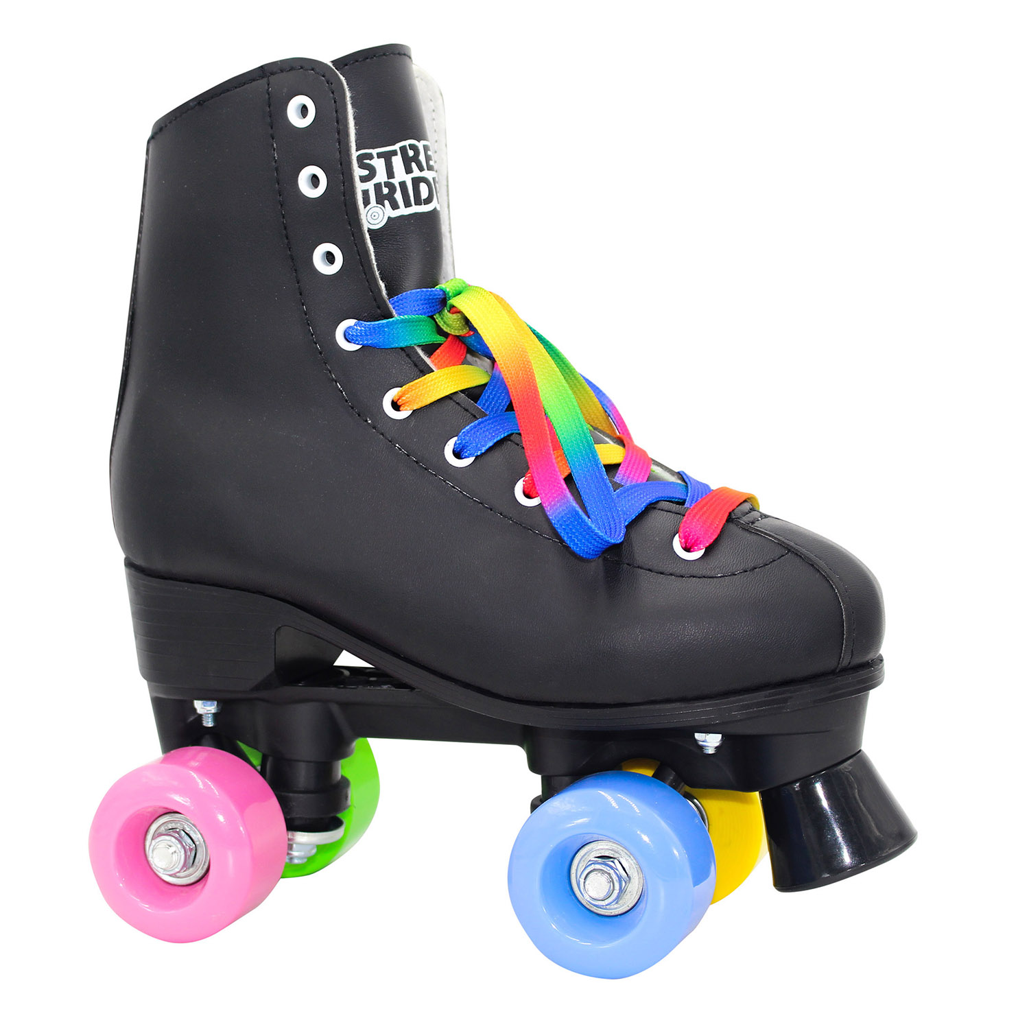 Patines Cuatro Ruedas Street Riders Talla 21 Negro | DelSol