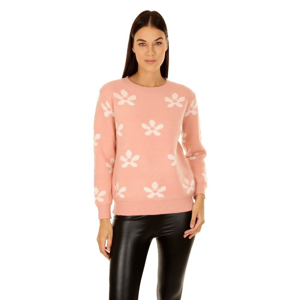 Suéter Red Sky Mujer Diseño Floreado | DelSol