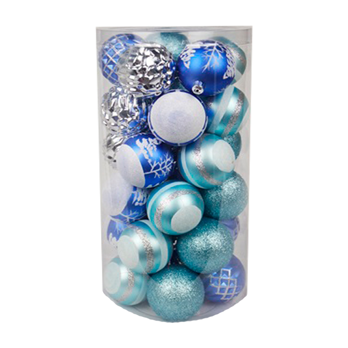 Set Esferas Christmas Accents 6cm Azul 30 Piezas | DelSol