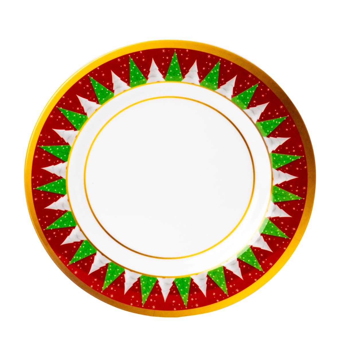 Plato Extendido Best Home Tradicional Pinos 25 cm | DelSol