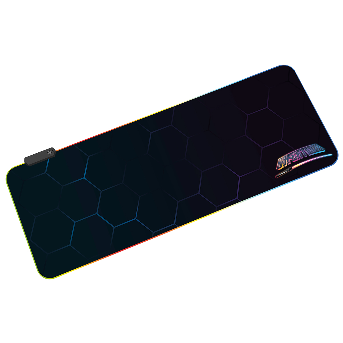 Mouse Pad Gamer Hypertech Nebula con Luz Led HT-MPG001 | DelSol