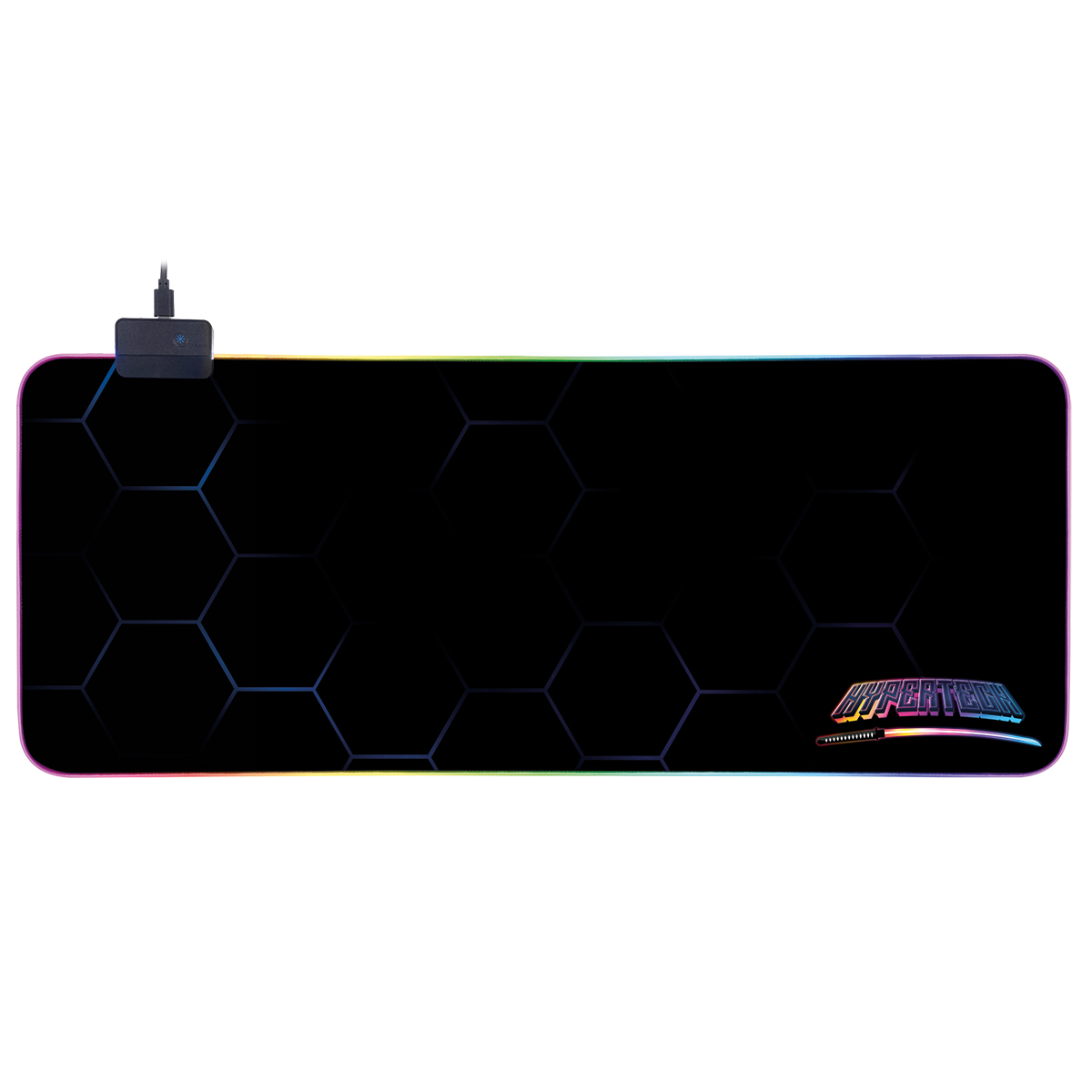 Mouse Pad Gamer Hypertech Nebula con Luz Led HT-MPG001 | DelSol