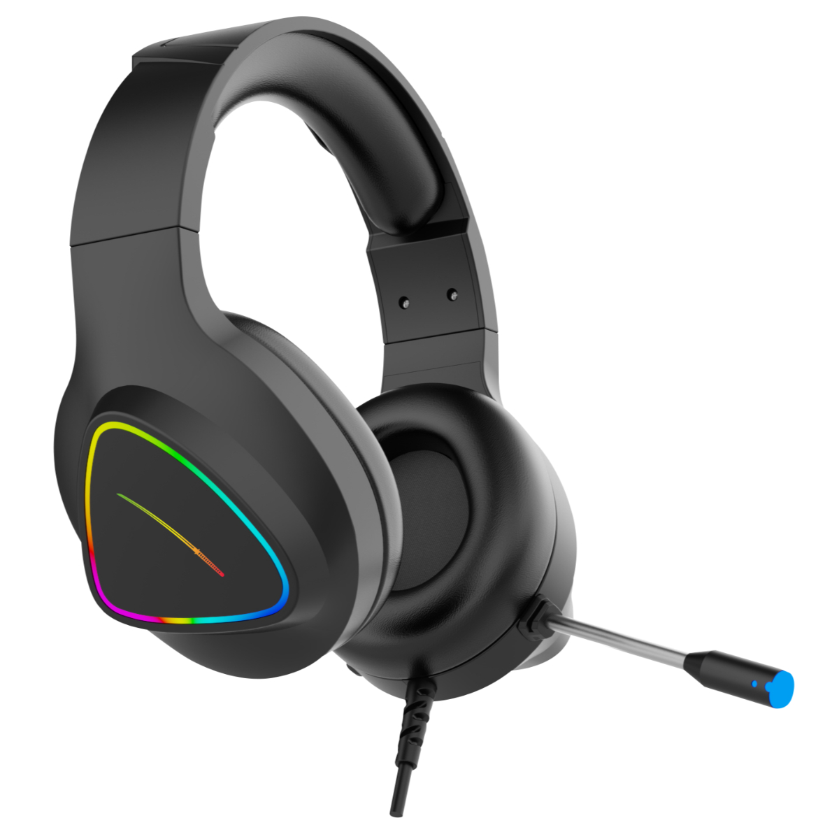 Audífonos Alámbricos Gamer Hypertech Thunder Negro HT-HSG001 | DelSol