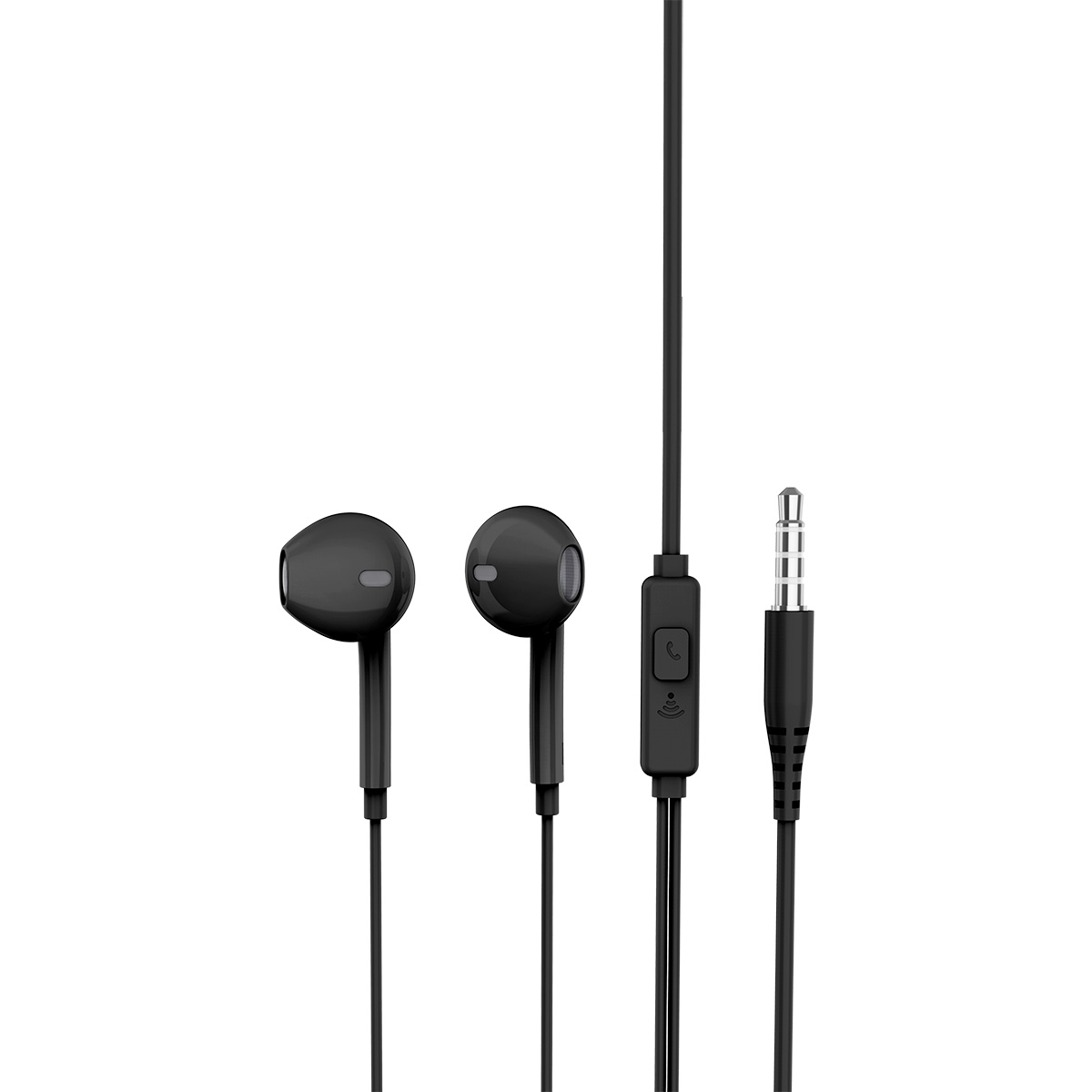 Audífonos Alámbricos In-Ear Hypertech Louds 3.5 mm Negro HT-E3502 | DelSol