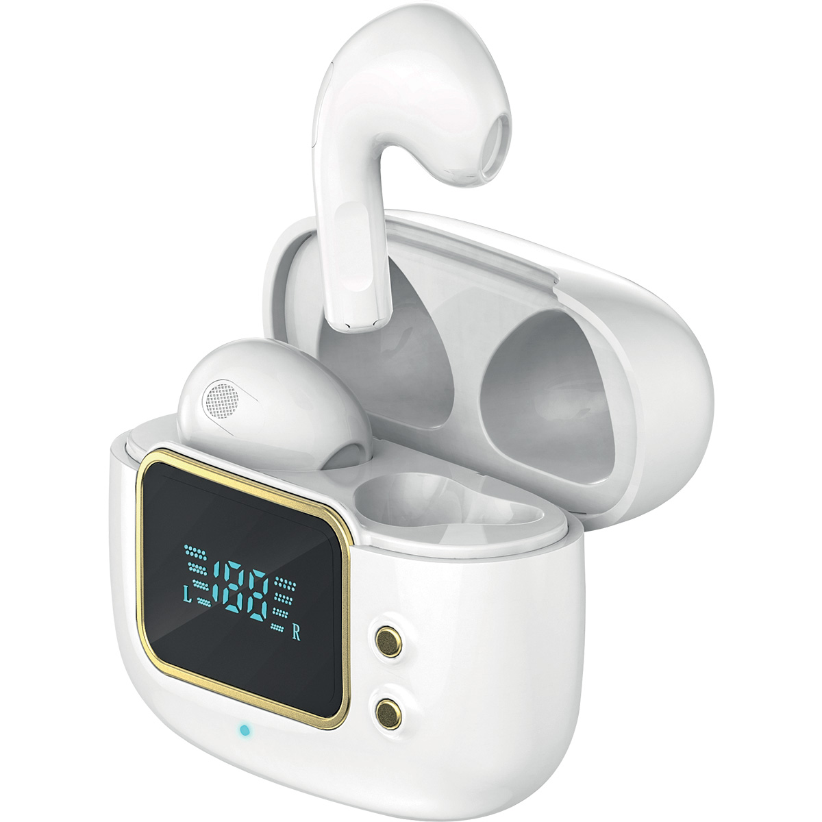 Audífonos TWS Hypertech Fly Tunes Blanco HT-TWSL | DelSol