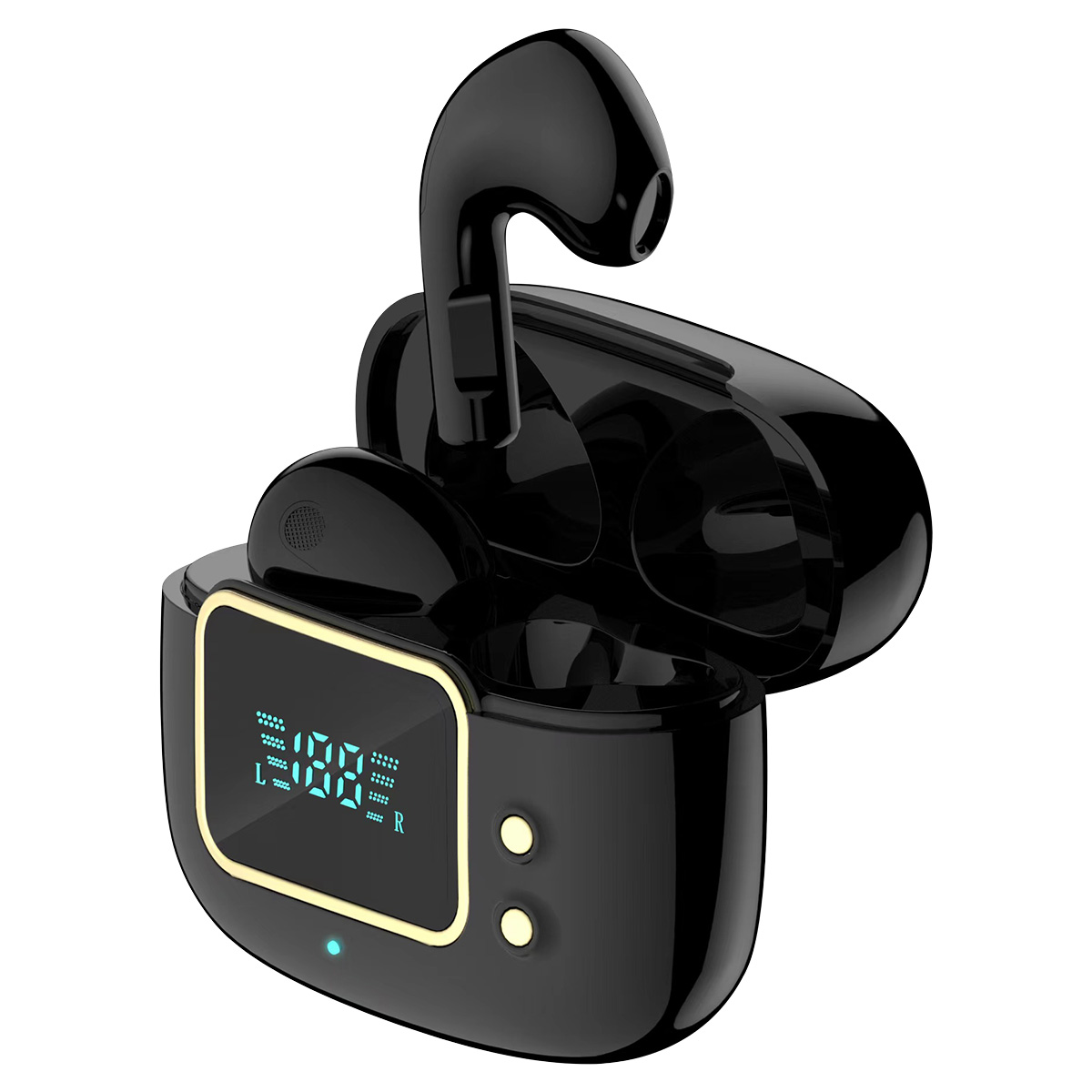Audífonos TWS Hypertech Fly Tunes Negro HT-TWSL | DelSol