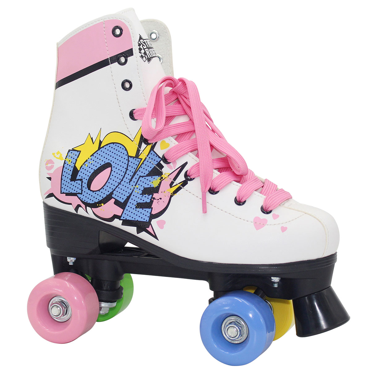 Patines 4 Ruedas Street Riders Super Star Talla 21 Blanco | DelSol