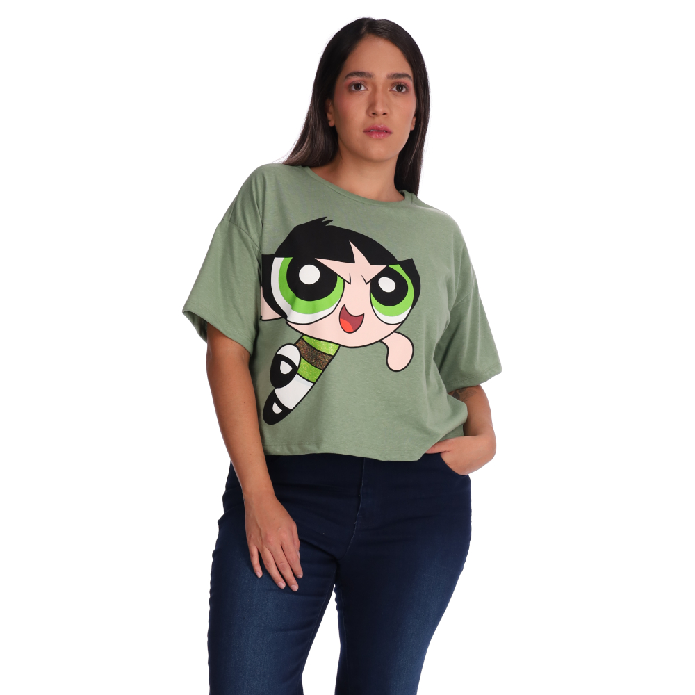 Playera Oversize Cartoon Network Mujer Estampado De Bellota | DelSol