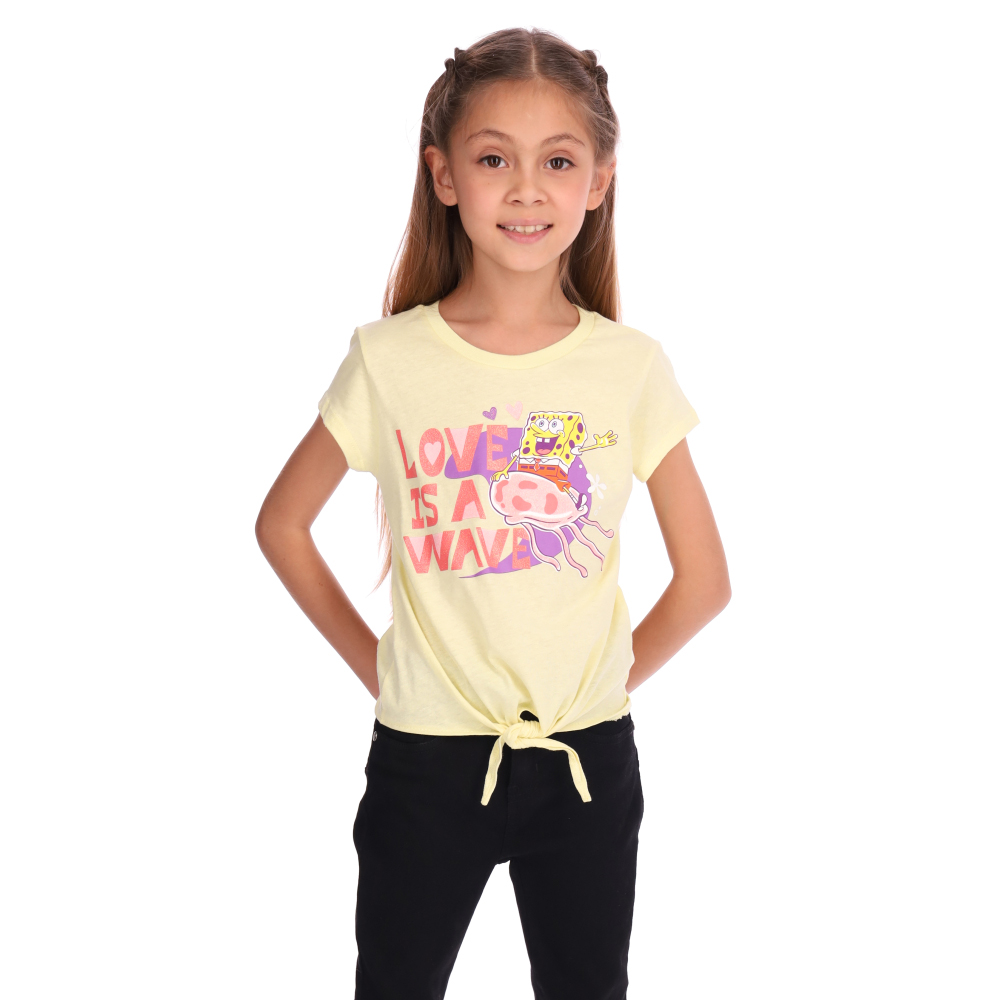 Playera Nickelodeon Niña Con Leyenda Love Is A Wave | DelSol