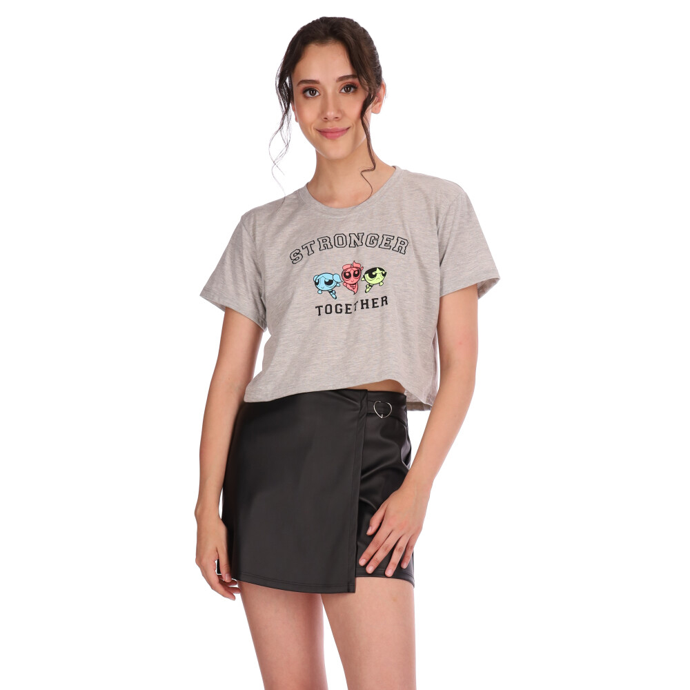 Crop Top Cartoon Network Mujer Juvenil Diseño Chicas Superpoderosas ...