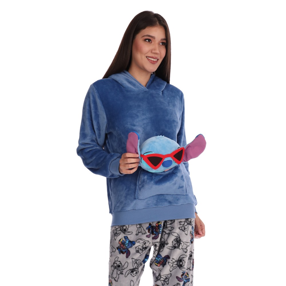 Pijama Disney Mujer Juvenil Con Diseño De Stitch | DelSol