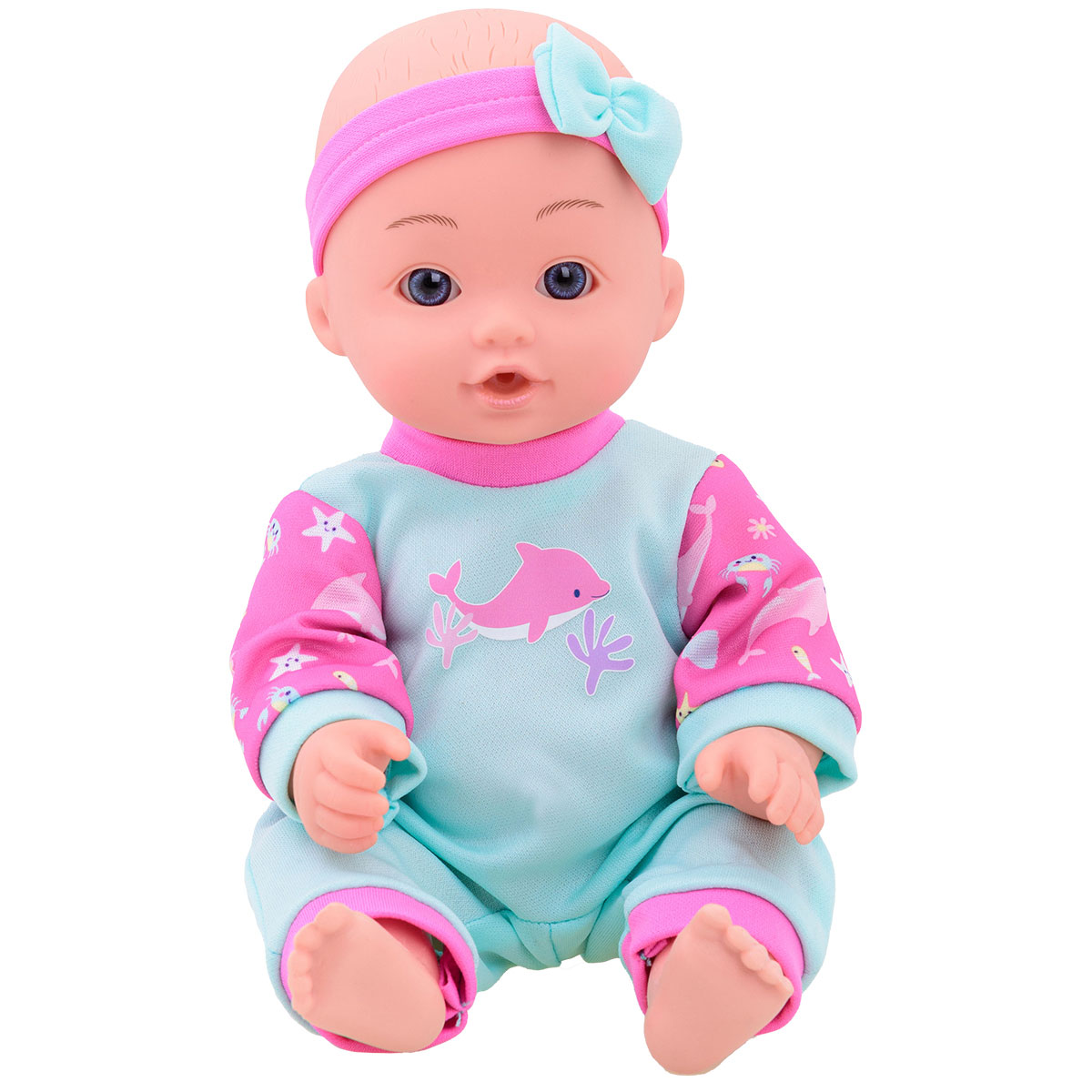 Muñeco Bebé Lizett 360° Azul | DelSol