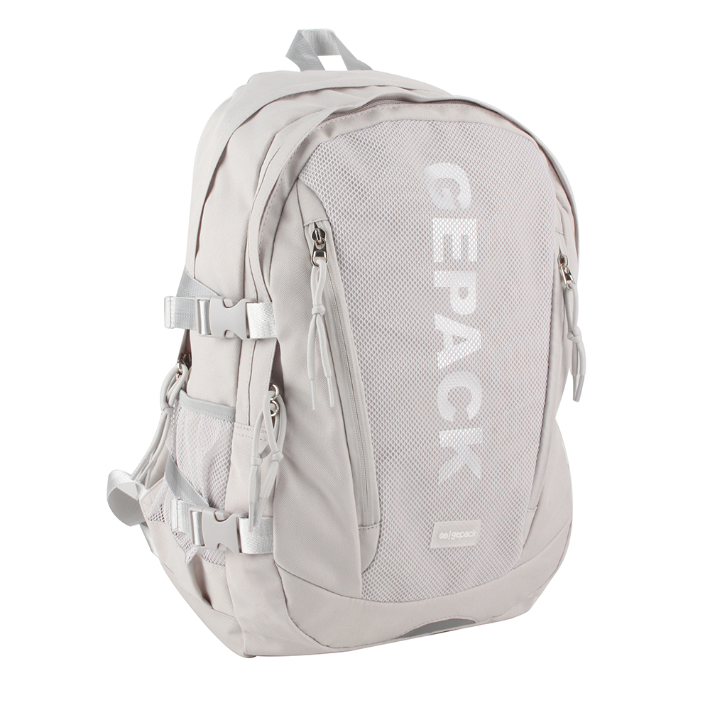 Mochila Gepack con Letras Blanco | DelSol