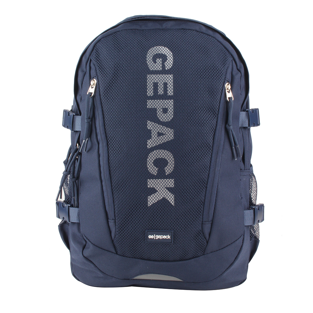 Mochila Gepack con Letras Azul Marino | DelSol