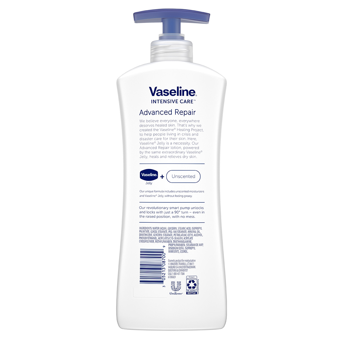 Crema Corporal Vaseline Advanced Repair 600 ml | DelSol