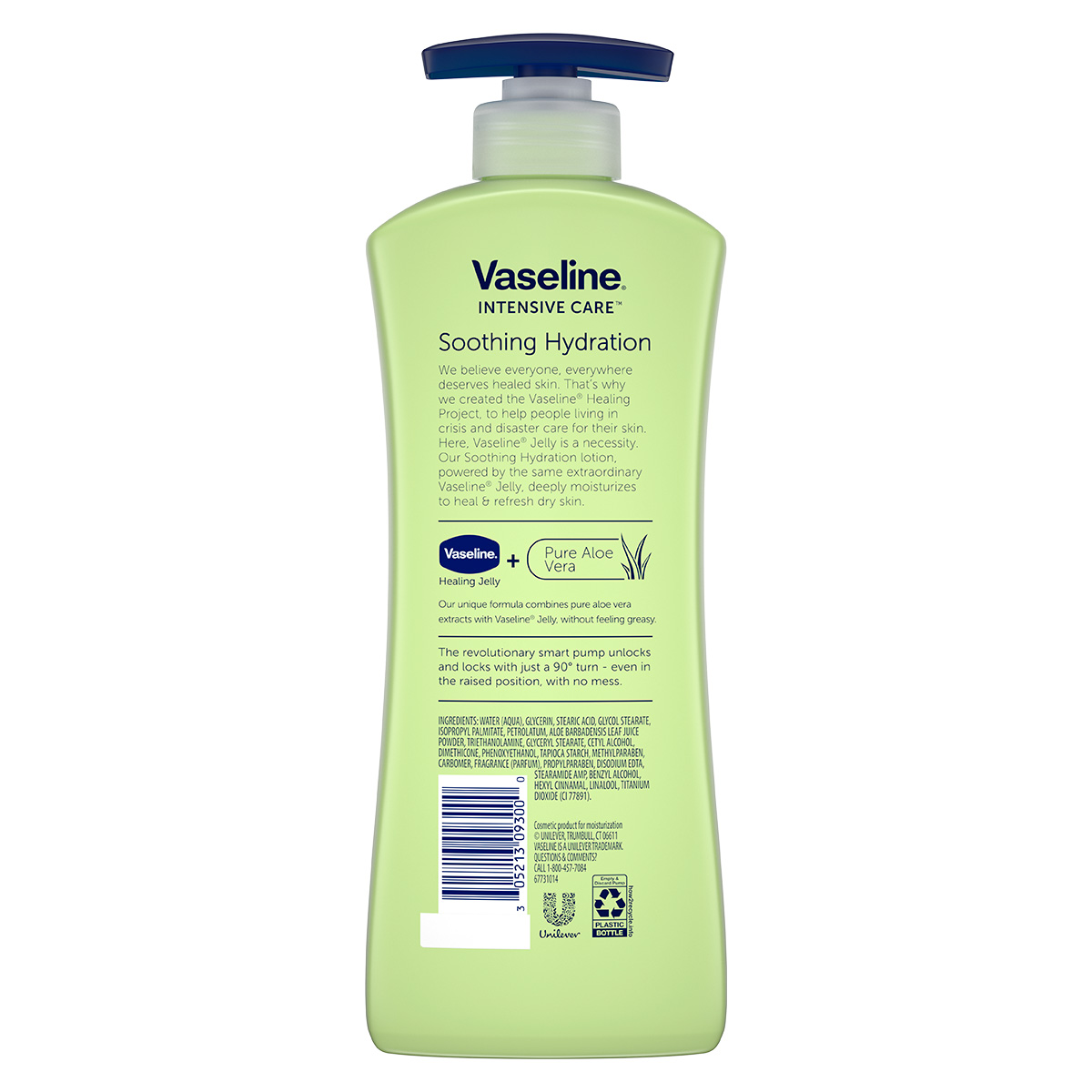 Crema Corporal Vaseline Soothing Hydration 600 ml | DelSol