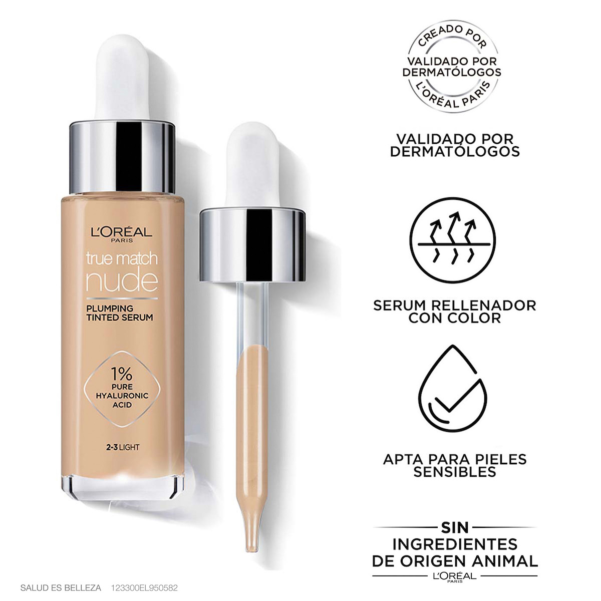 Sérum L’Oréal True Match Nude 3-4 Light Medium 30 Ml | DelSol