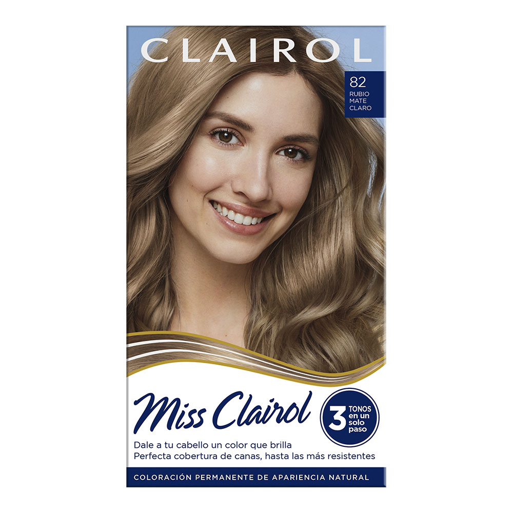 Tinte para Cabello Miss Clairol 82 Rubio Mate Claro | DelSol