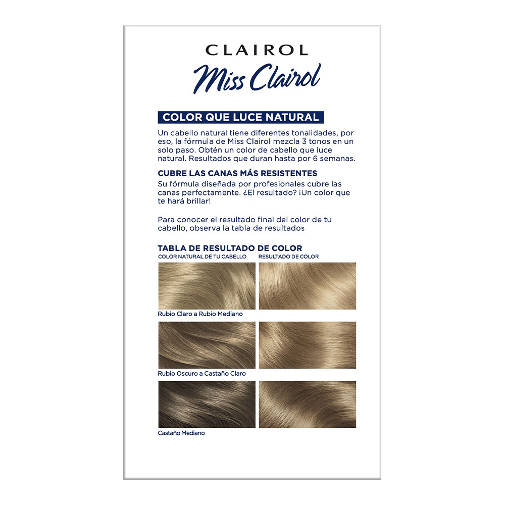 Tinte para Cabello Miss Clairol 80 Rubio Claro Natural | DelSol