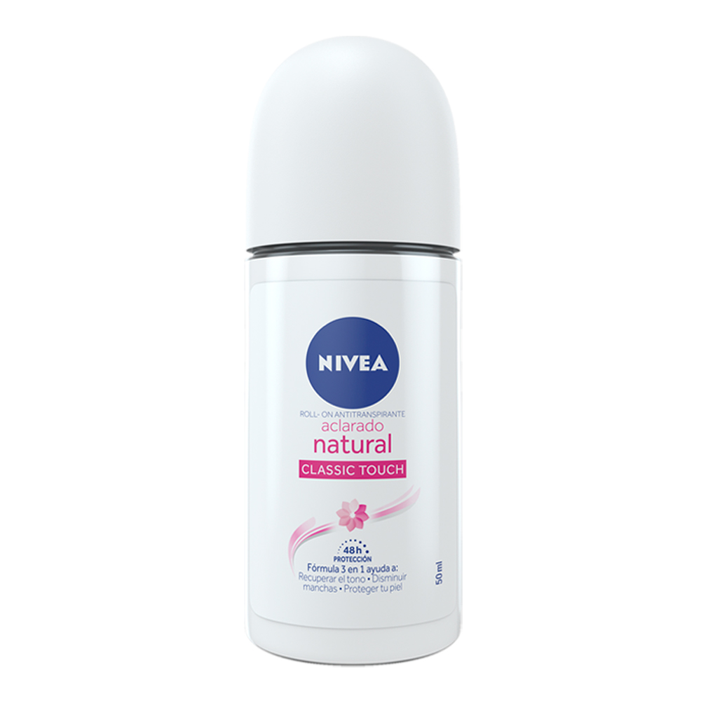 Antitranspirante Roll-On Nivea Aclarado Natural Classic Touch 50 ml | DelSol