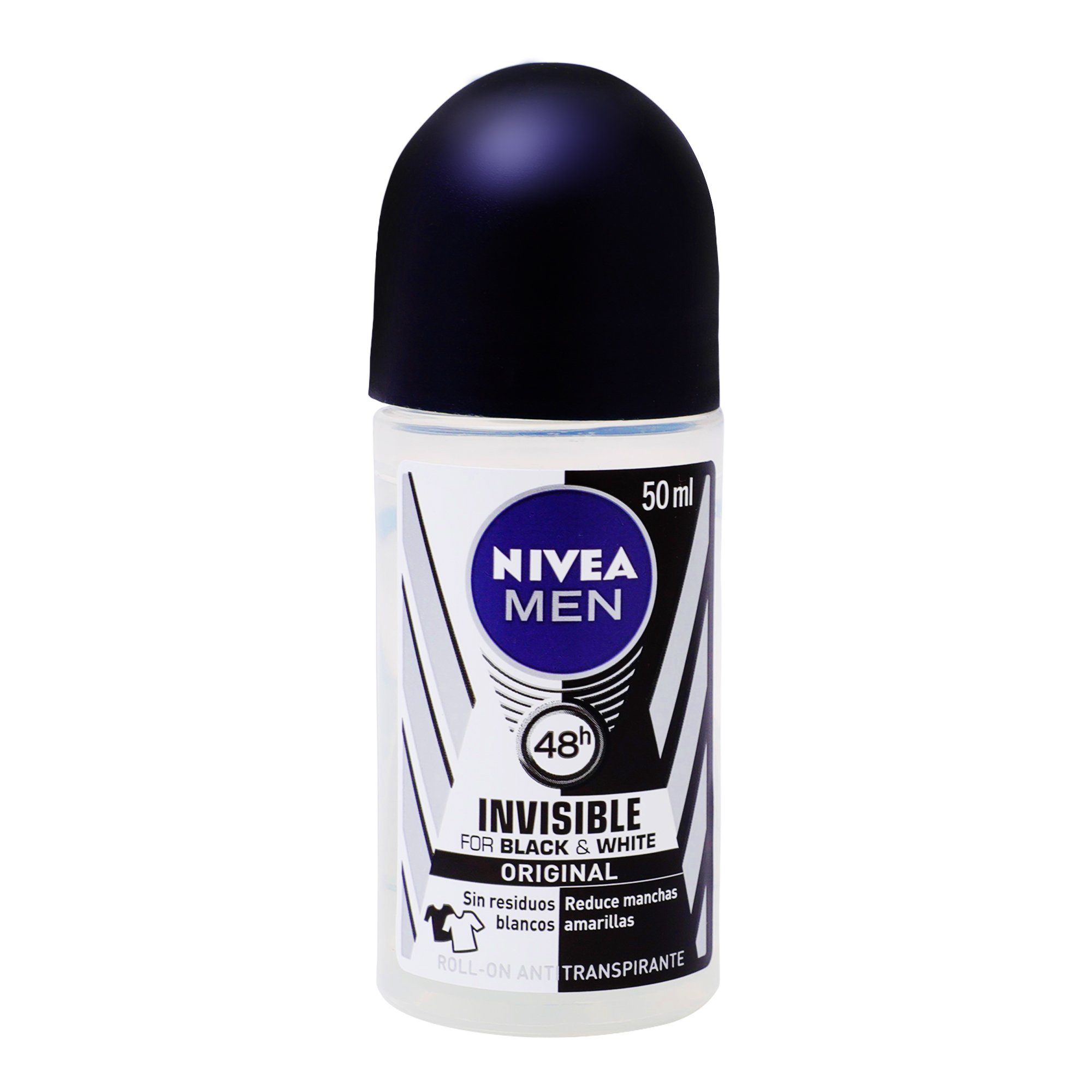 Antitranspirante Roll-On Nivea Men Invisible For Black & White 50 ml | DelSol