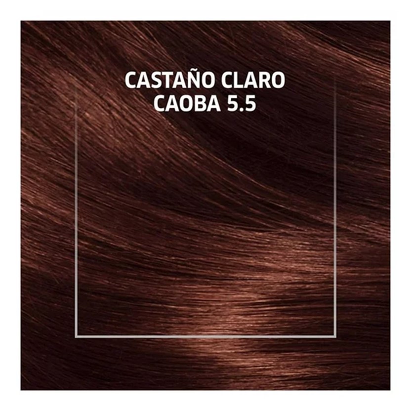 Tinte para Cabello Deluxe 5.5 Castaño Claro Caoba | DelSol