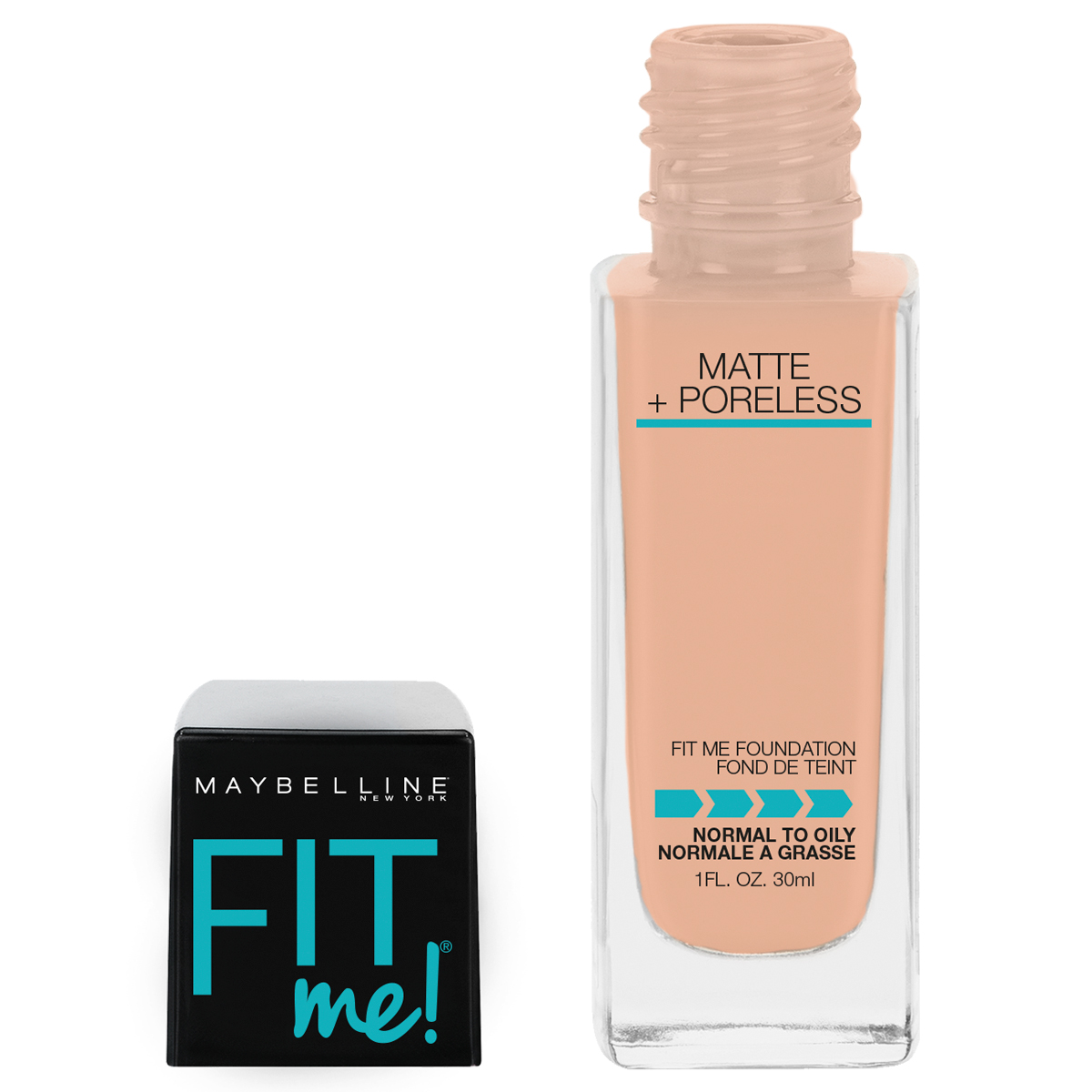 Base de Maquillaje Líquida Maybelline Fit Me! Mate Classic Ivory 30 ml ...
