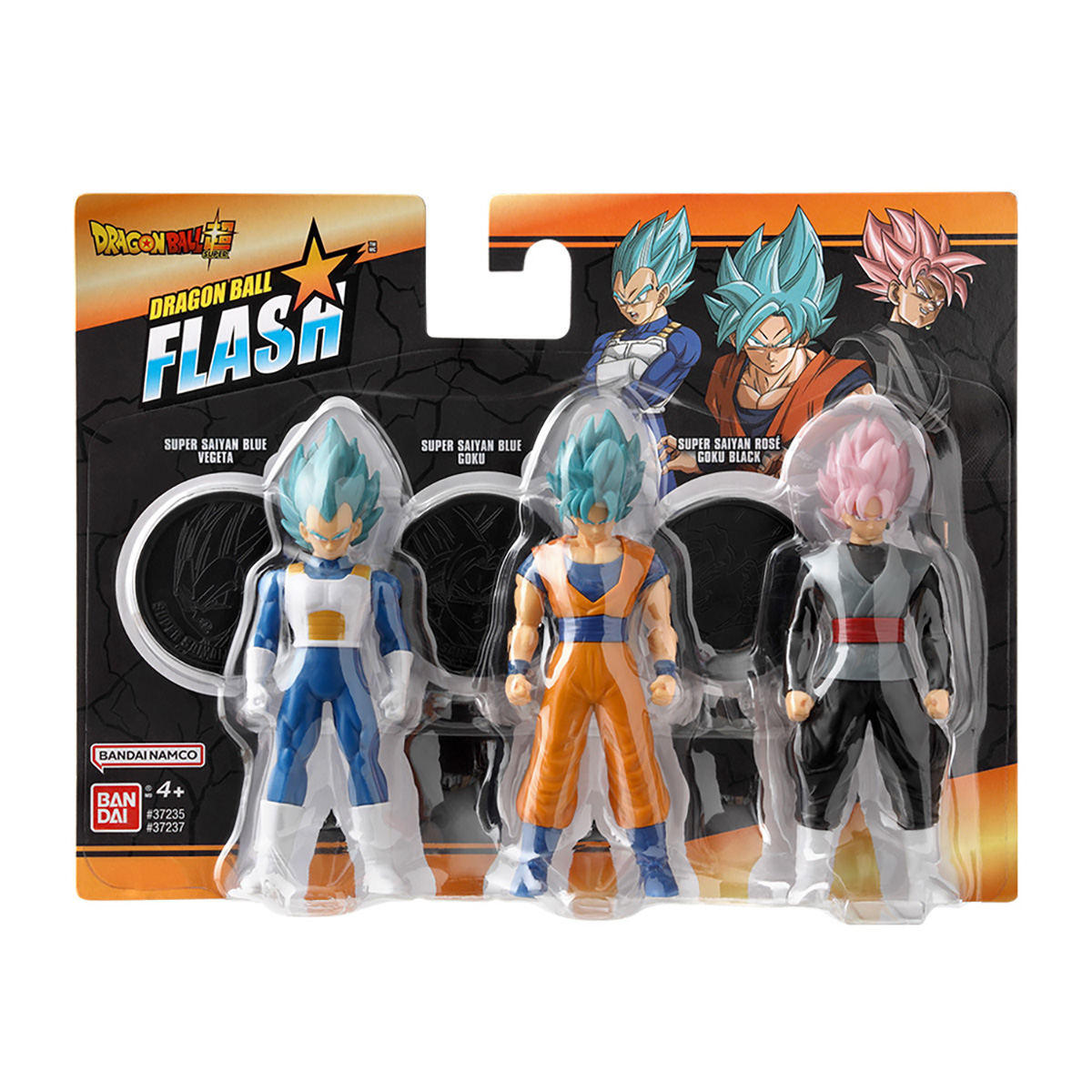 Figuras Bandai Dragon Ball 4 Pulgadas 3 Piezas | DelSol