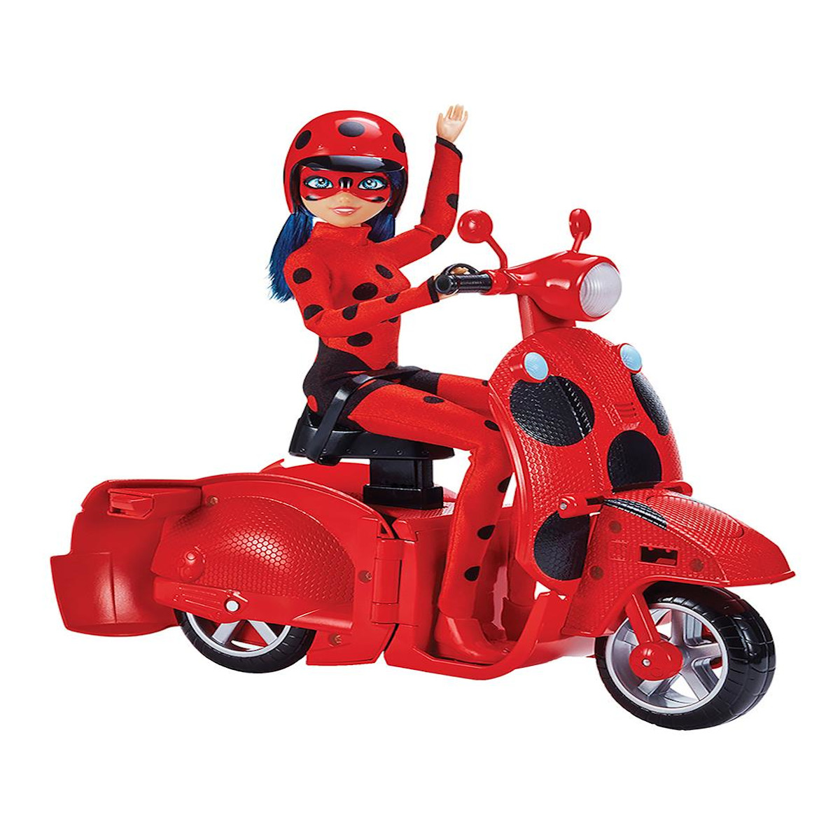 Scooter Transformable Ladybug Miraculous con Muñeca | DelSol