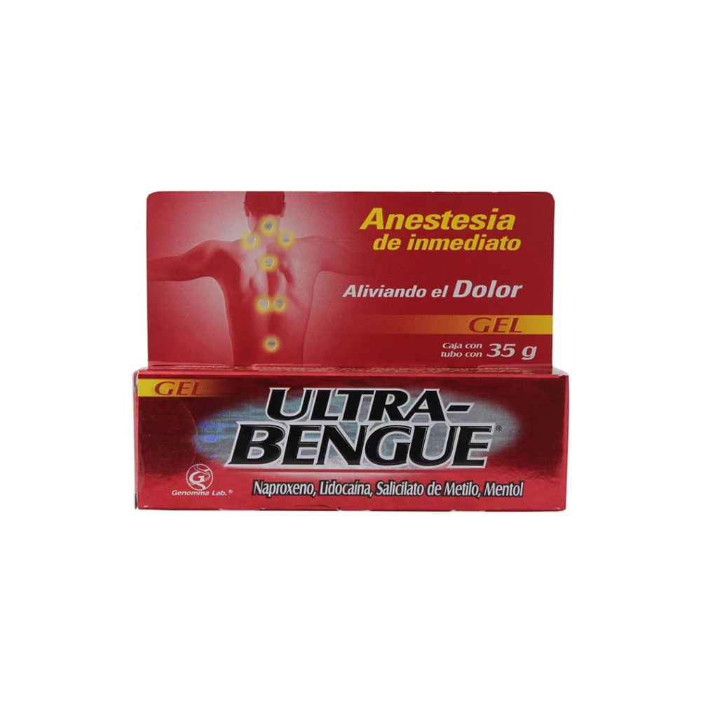 Gel Térmico Ultra Bengue Desinflama y Anestesia 35 g | DelSol