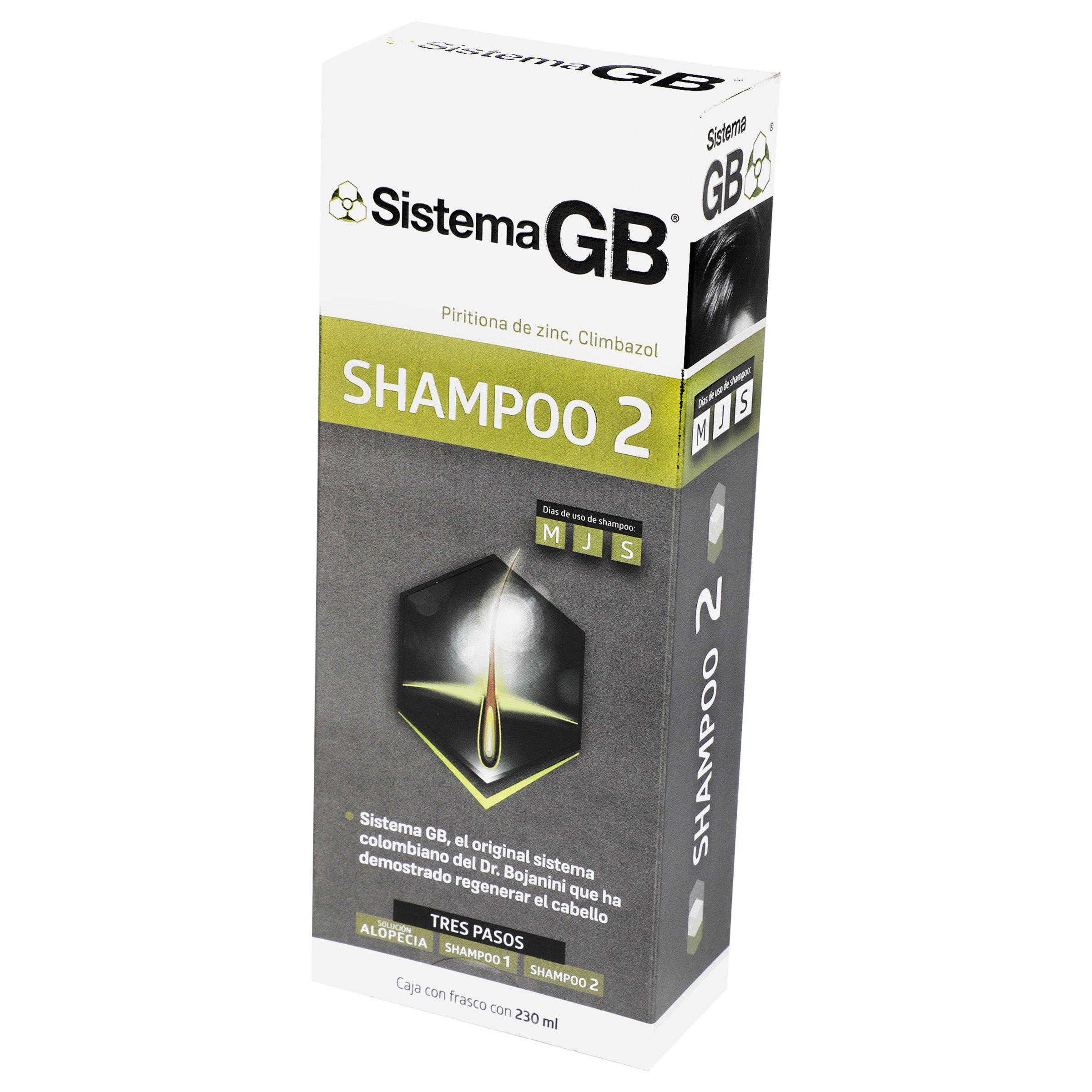 Shampoo Sistema GB Shampoo 2 Hombre 230 ml | DelSol