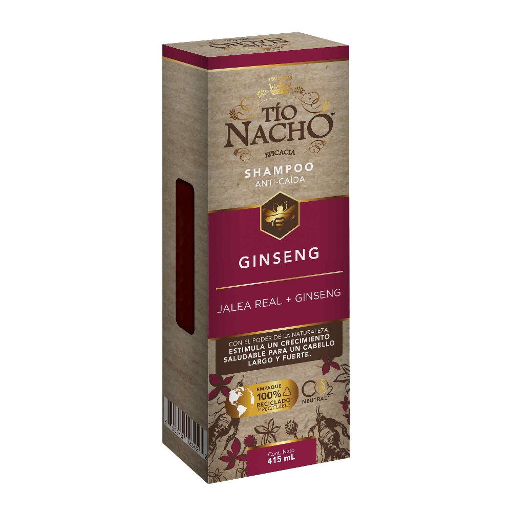 Shampoo Tío Nacho Ginseng 415 ml | DelSol