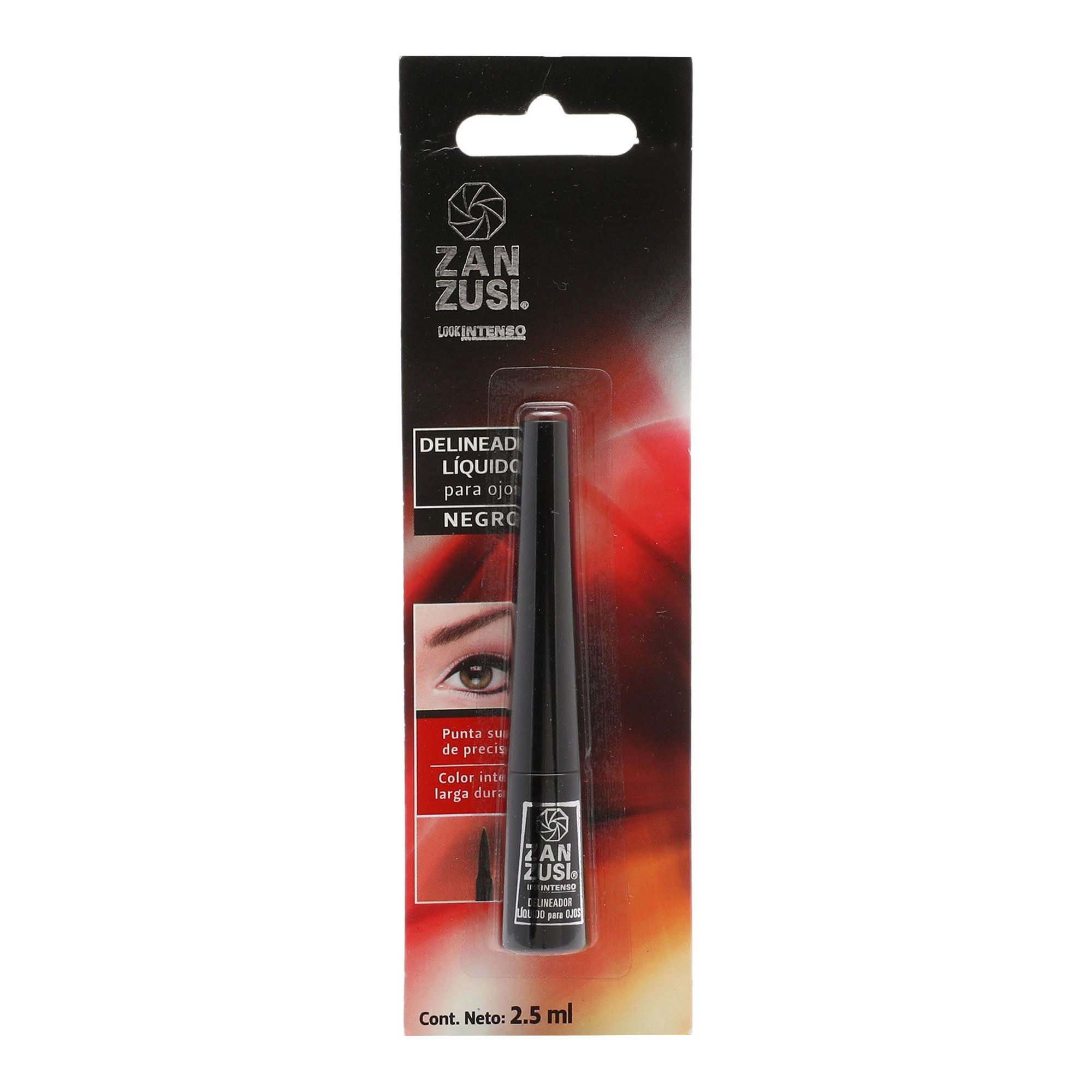 Delineador Líquido Zan Zusi Look Intenso Negro 2.5 ml | DelSol