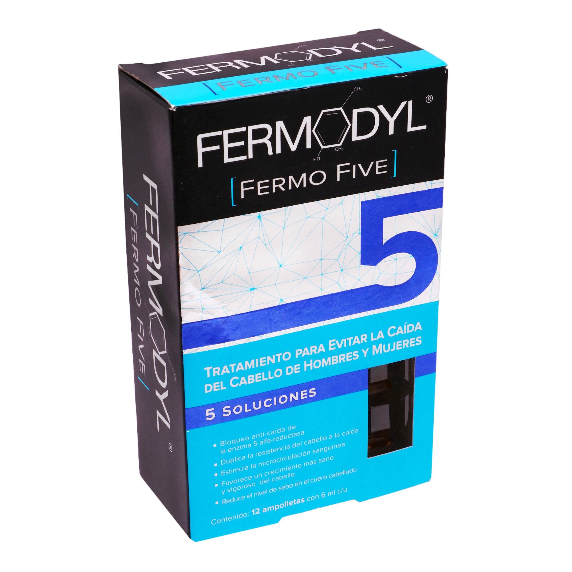Tratamiento Capilar Fermodyl Fermo Five 12 Ampolletas | DelSol