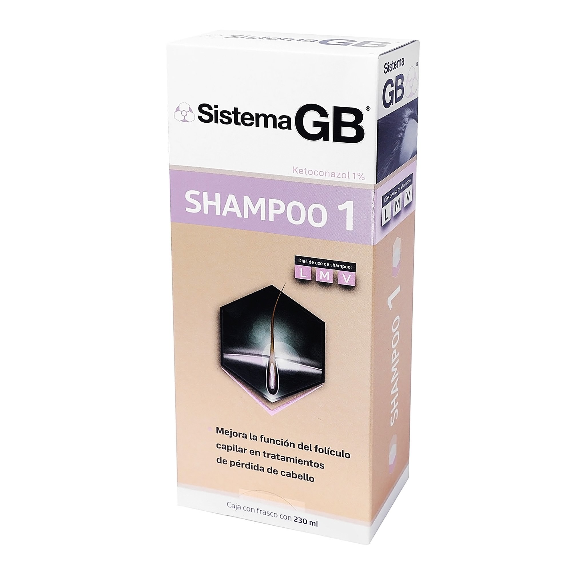 Shampoo Sistema GB Shampoo 1 Mujer 230 ml | DelSol