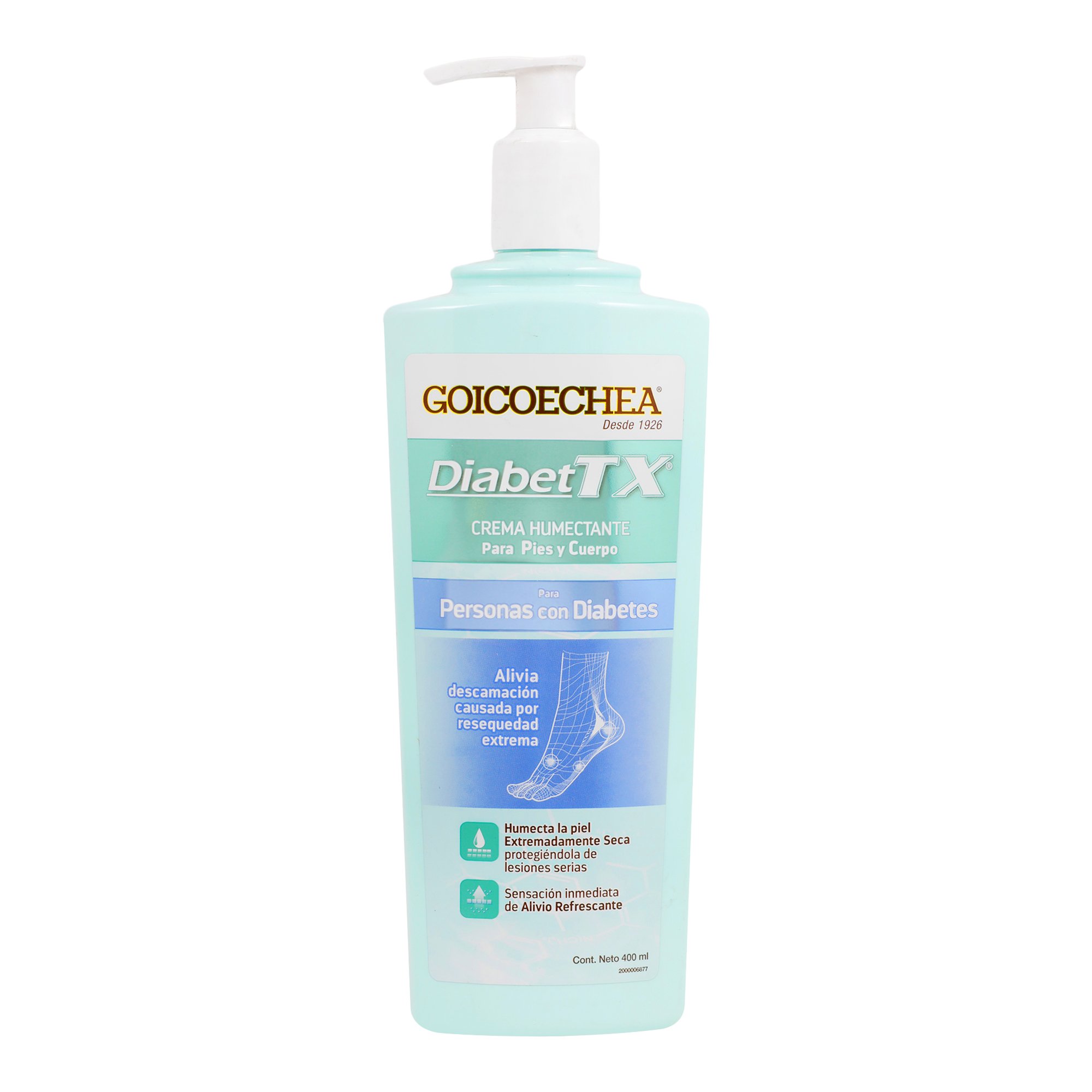 Crema Corporal Goicoechea Diabet TX 400 ml | DelSol