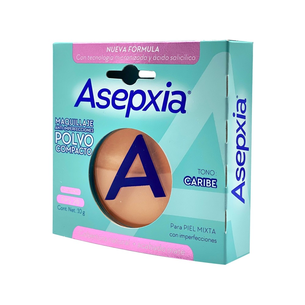 Polvo Compacto Asepxia Caribe 10 g | DelSol