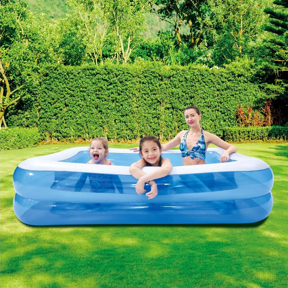 Alberca Rectangular Inflable SunClub 468 L Azul 10291-1 | DelSol
