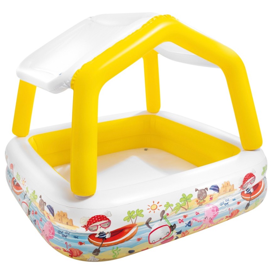 Alberca Inflable Intex Sub-Marino con Toldo Desmontable 57470NP | DelSol