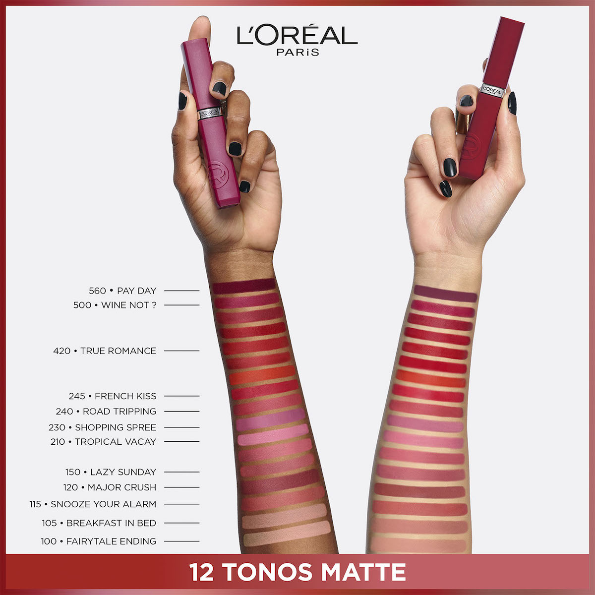 Labial Líquido L'Oréal Infallible Matte Resistance 210 Tropical Vacay 5 ...
