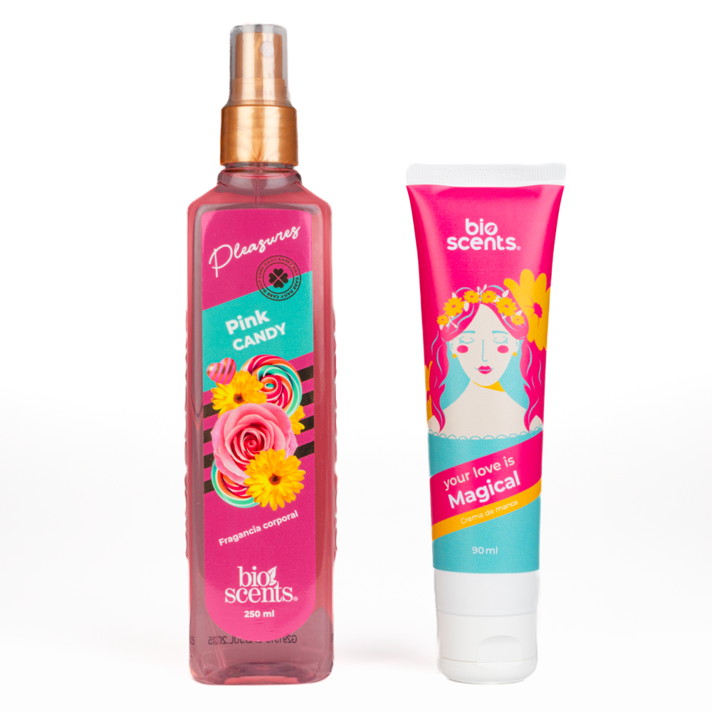Kit de Regalo Bioscents Pleasures Pink Candy | DelSol