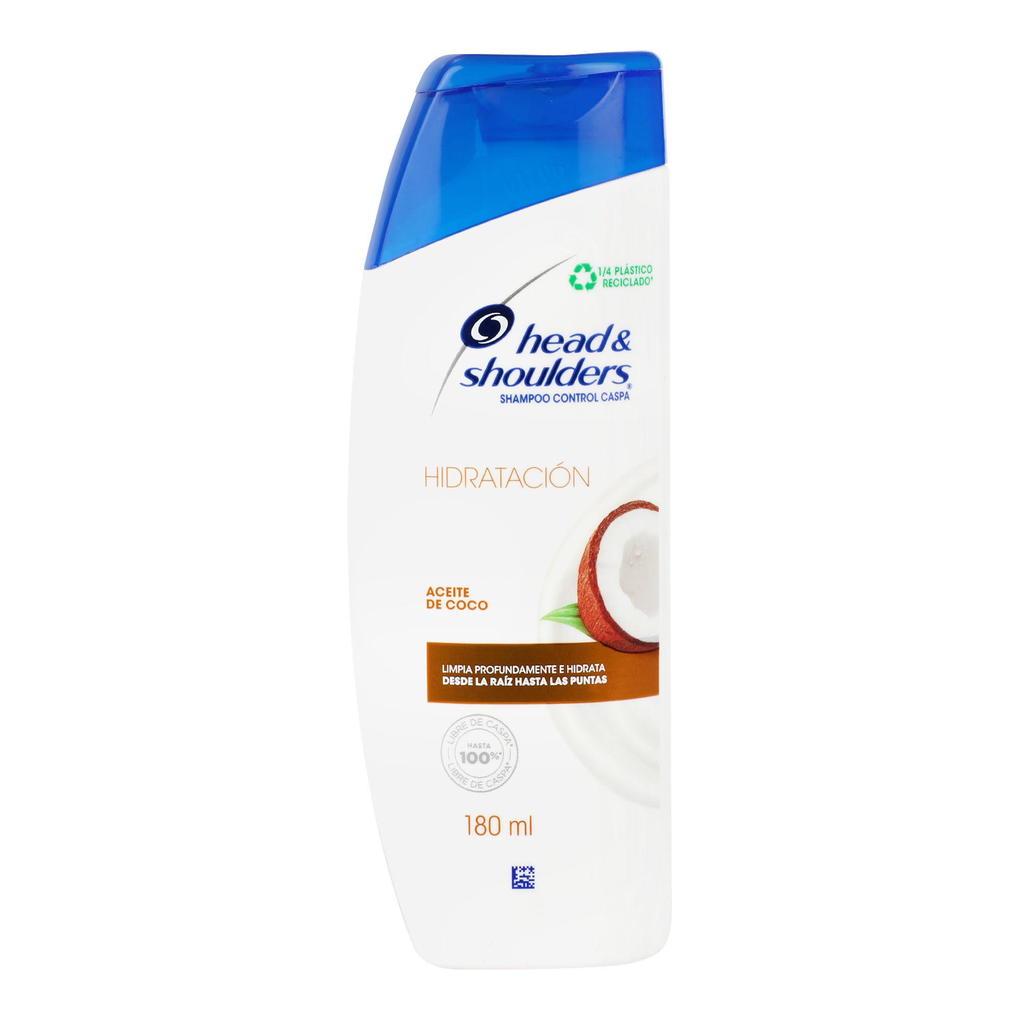 Shampoo Head & Shoulders Control Caspa Hidratación Aceite de Coco 180 ...