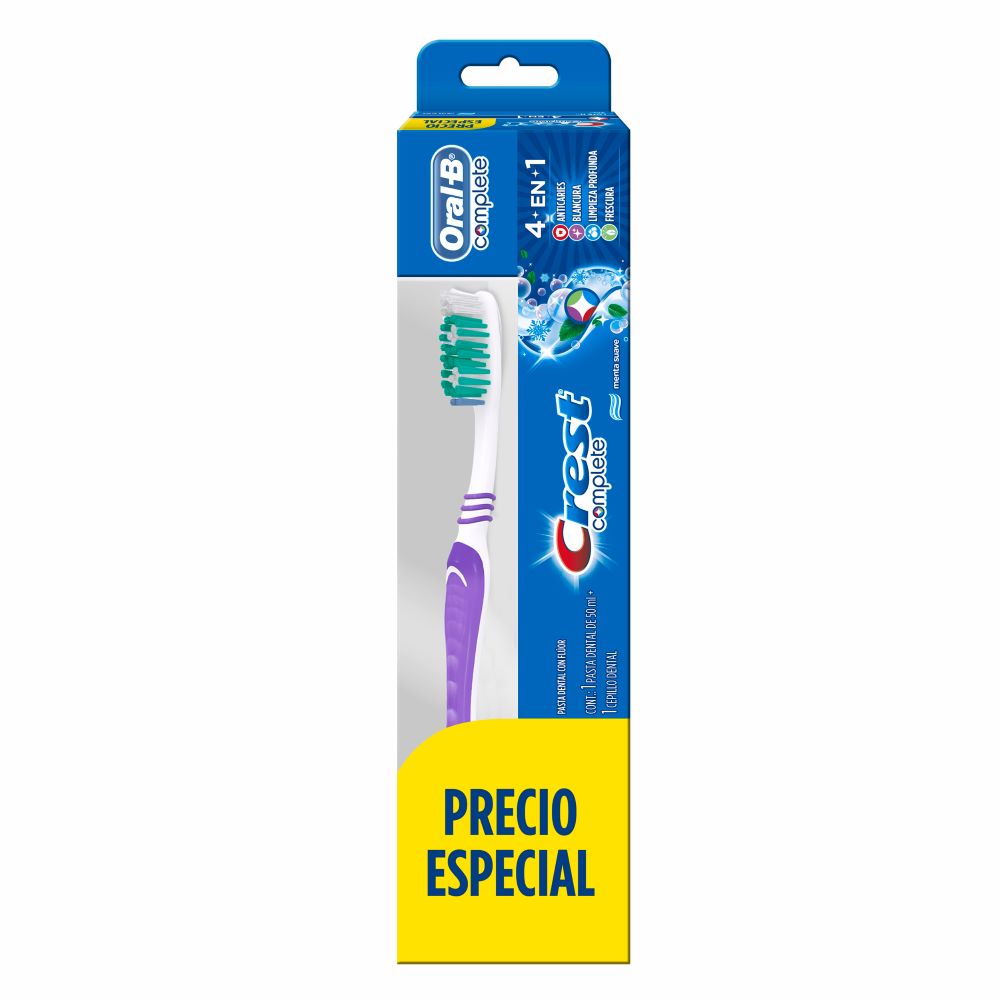 Cepillo Oral-B Complete y Pasta Dental Crest Complete 50 ml | DelSol