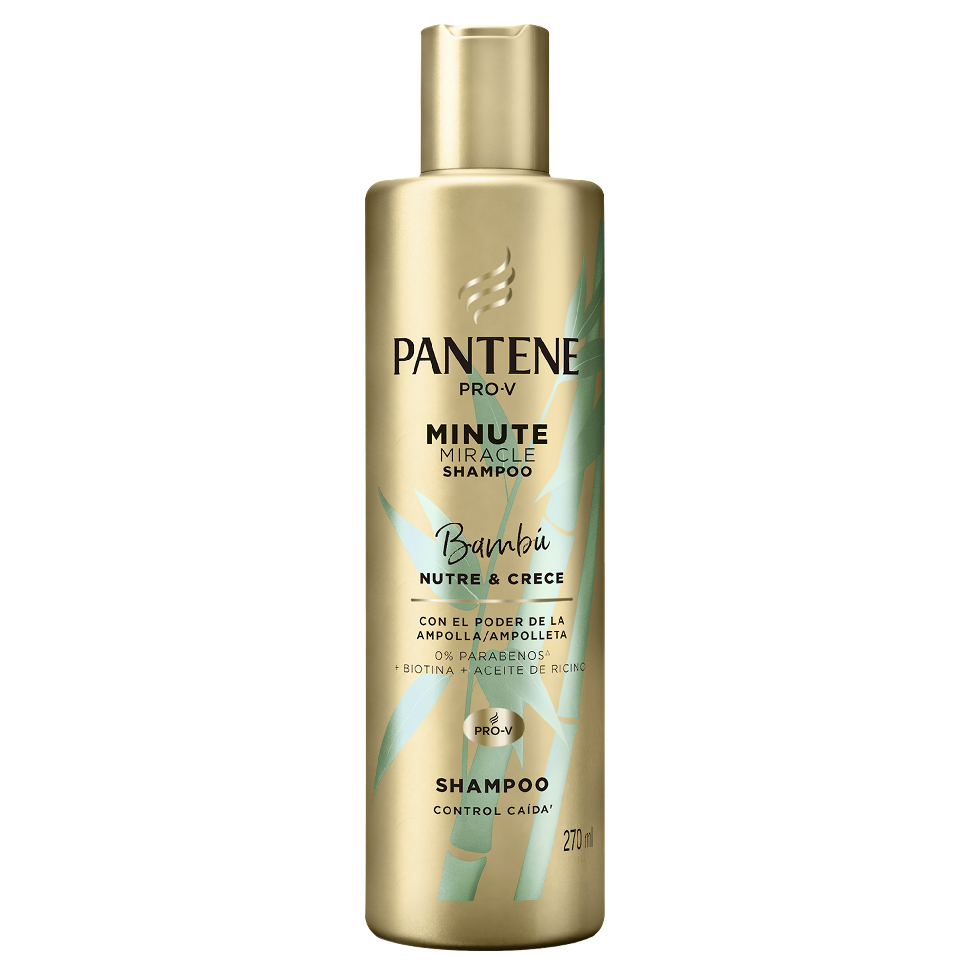 Shampoo Pantene Bambú Nutre y Crece 270 ml | DelSol