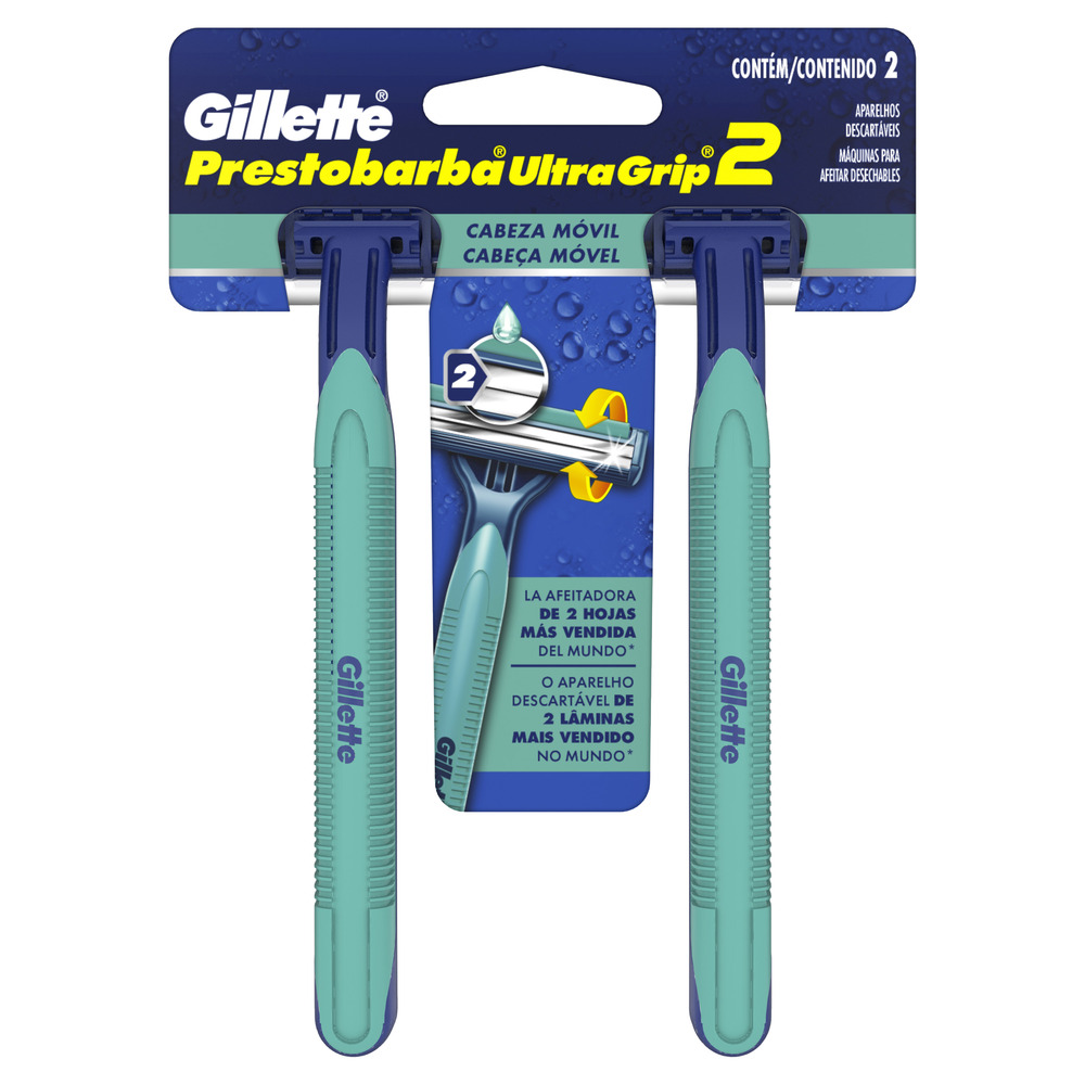 Rastrillos Gillette Prestobarba UltraGrip2 2 Piezas | DelSol