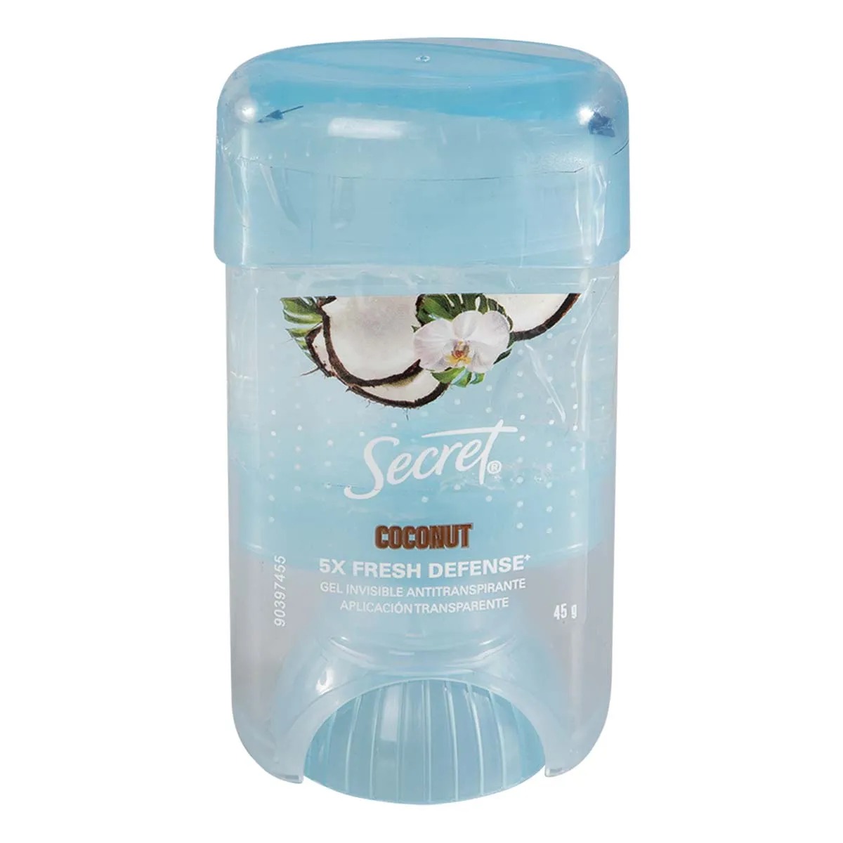 Antitranspirante en Gel Secret Coco 45 g | DelSol